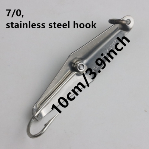 Single Hook Large Iron Slab, Stainless Steel Jig Hook, Spanish Mackerel ...